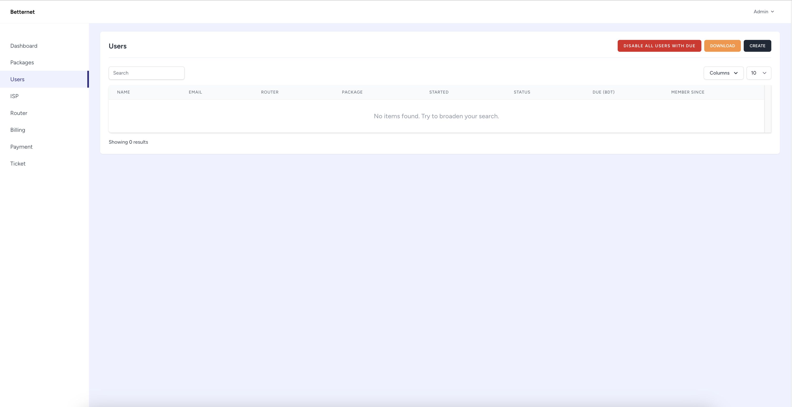 Betternet ISP Billing with Mikrotik API by sajalahsan | CodeCanyon